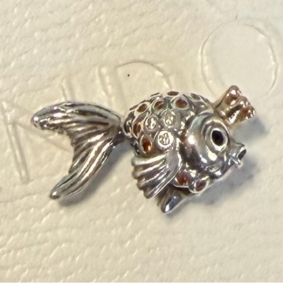 Pandora | Fish | Pandora Russian Fairytale Fish 4k Silver Charm | Poshmark